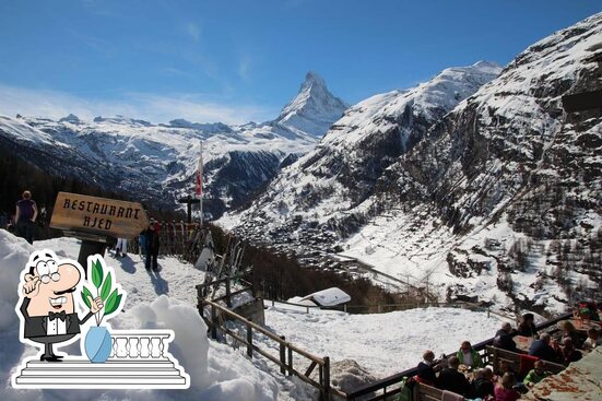Speisekarte von Restaurant Chalet Ried, Zermatt