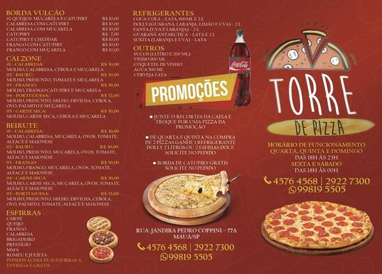 Pizzaria Torre De Pizza, Mauá - Avaliações de restaurantes