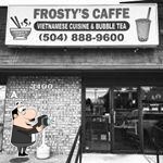 Menu at Frosty's Caffè cafe, Metairie, Cleary Ave