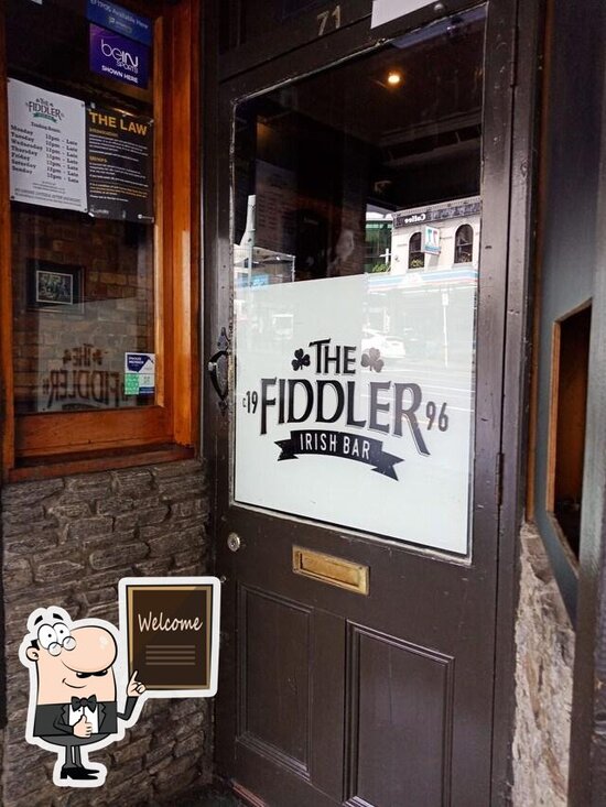 Menu at The Fiddler Irish Bar, Auckland