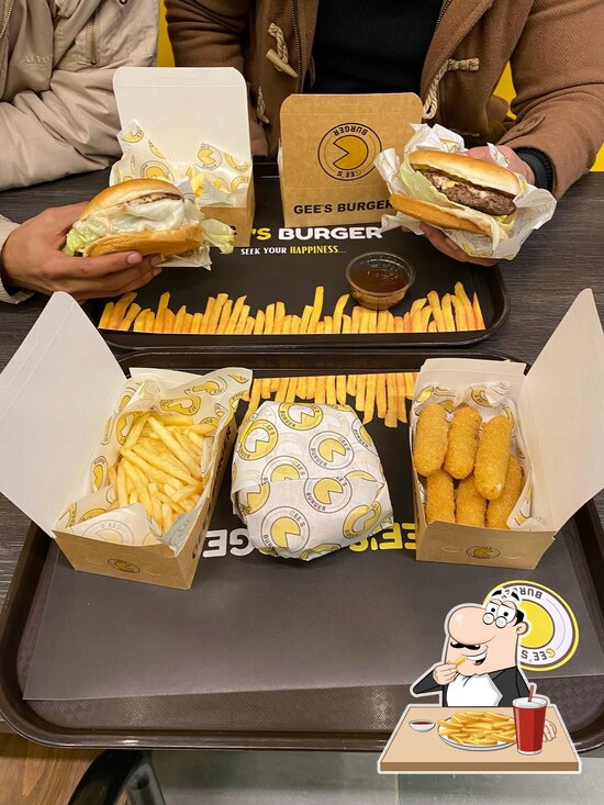 Speisekarte von Gee’s Burger restaurant, Sheikh Zayed City