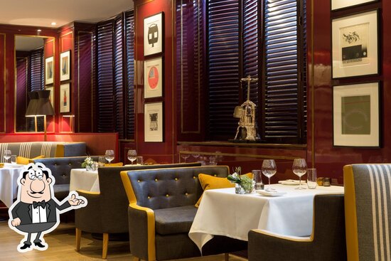 Menu at Number One restaurant, Edinburgh