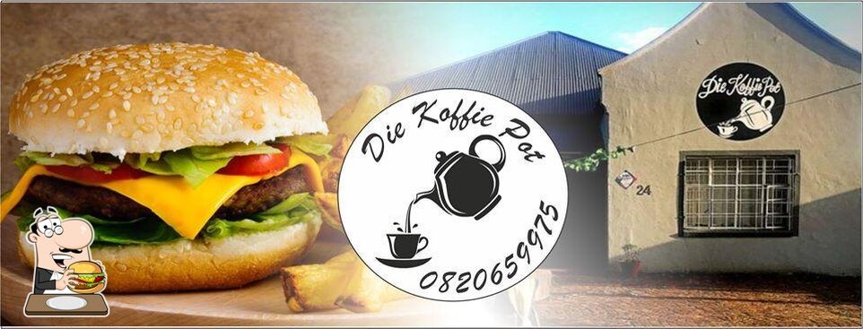 Menu bij Die Koffie Pot restaurant, Zuid-Afrika