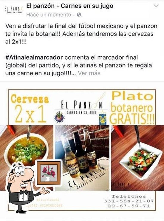 El Panzón-Carnes en su jugo, La Tijera - Menú del restaurante, precios ...