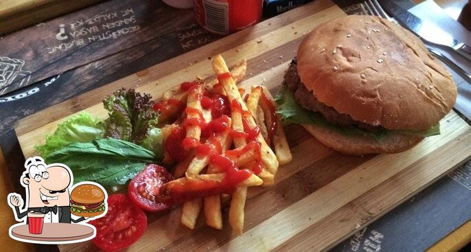 Menu at MKR Burger, Istanbul