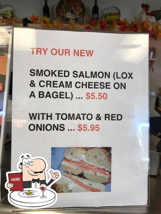 Menu at Ted's Deli restaurant, Rochelle Park