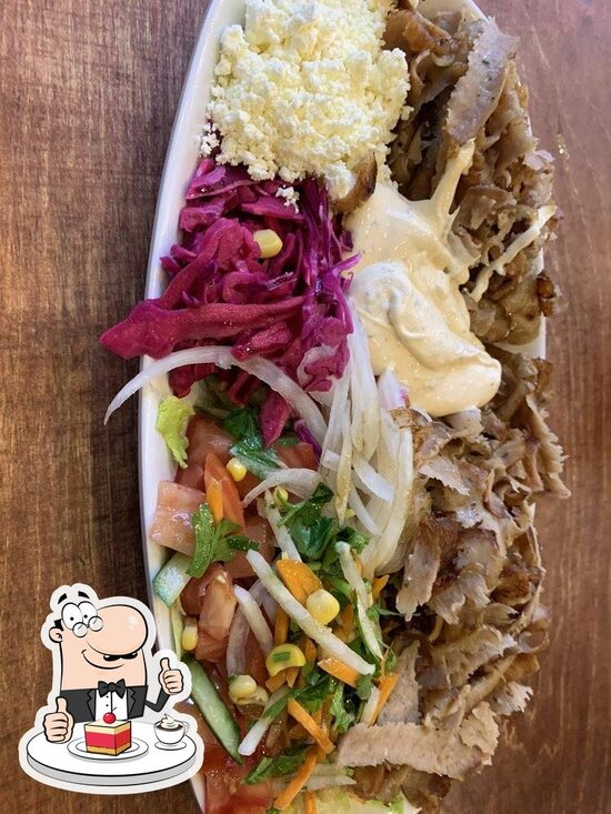 Menu at Fatih Servet Döner fast food, Berlin, Europaplatz 1 Hauptbahnhof