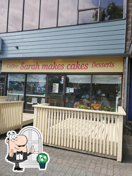 Menu at Sarah makes cakes(rice&noodles) cafe, Campbell River