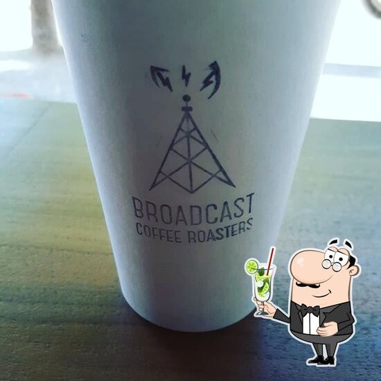 Menu at Broadcast Coffee cafe, Seattle, E Yesler Way