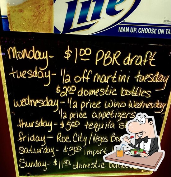 Menu at Roc City Bar & Grill, Rockdale