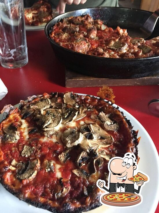 Menu at Pequod's Pizza pizzeria, Morton Grove, Fernald Ave