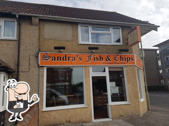 Menu at Sandra's Fish & Chips fast food, Eastleigh