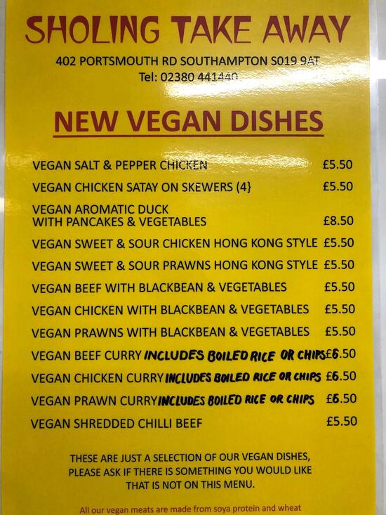Sholing Take away in Southampton - Restaurant reviews