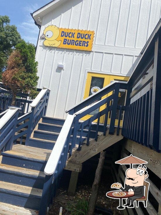Menu at Duck Duck Burgers restaurant, Duck