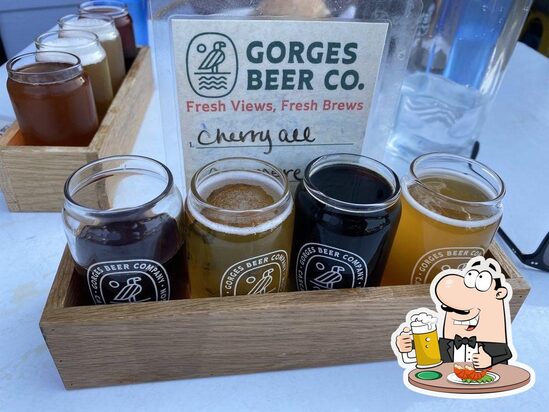 Menu at Gorges Beer Co. restaurant, Cascade Locks
