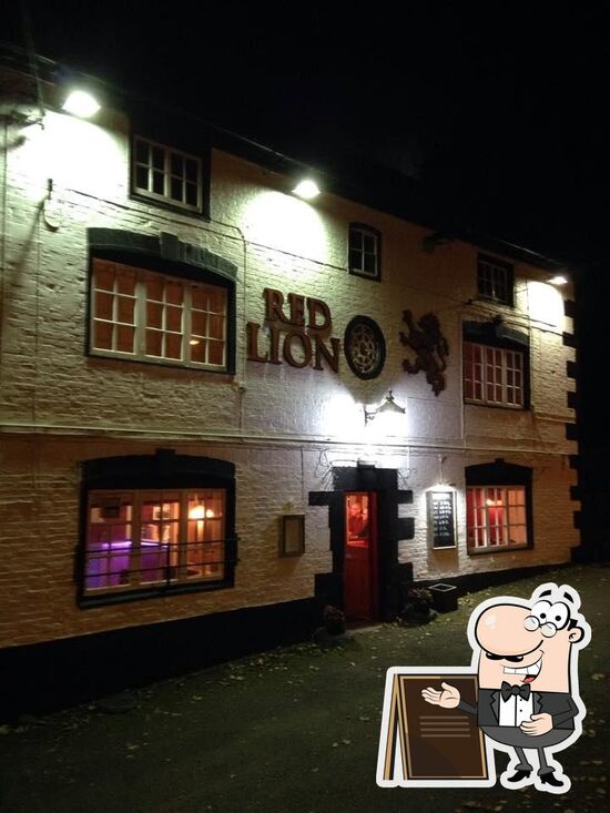 Menu at Red Lion pub & bar, Leek, 37 Cheadle Rd
