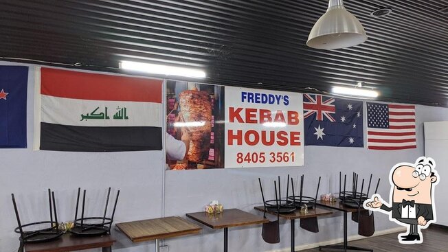 Menu at Freddy's Kebab House, Castlemaine