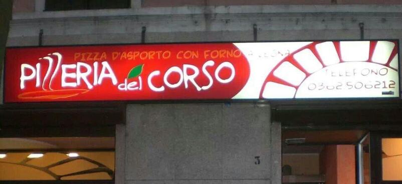 Menu at Pizzeria del Corso, Seveso