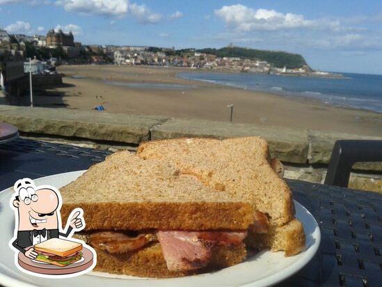 Menu at The Clock Cafe, Scarborough