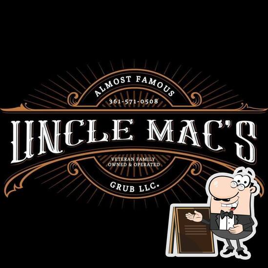 Menu at Uncle Macs Almost Famous Grub, Edna