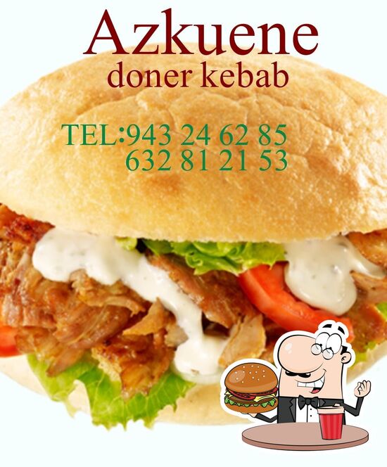 Menu at Kebab Trintxerpe, Pasaia