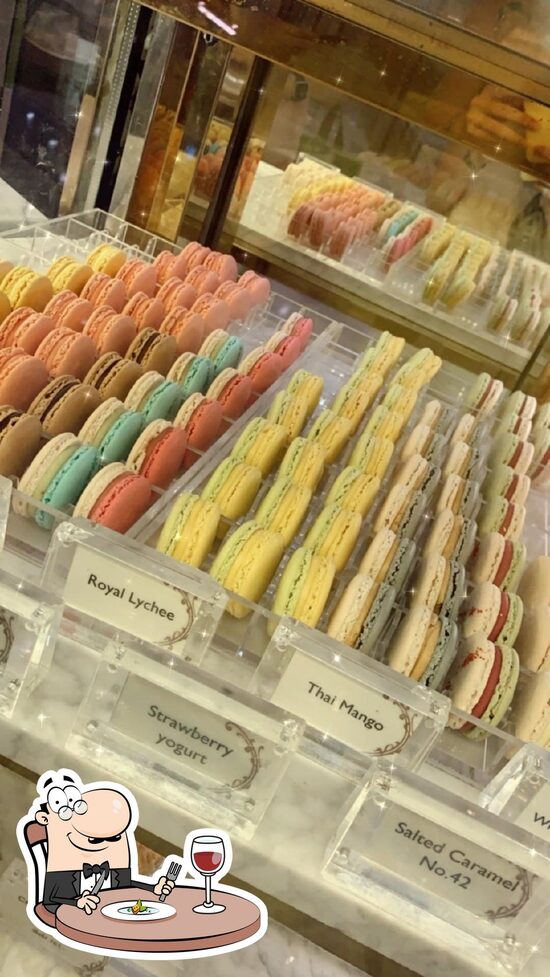 Menu at Harrods cafe, Bangkok, 693 695 Sukhumvit Rd