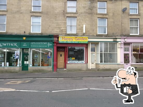 Menu at Happy Garden Fish & Chips, Chinese Takeaway restaurant, Bacup