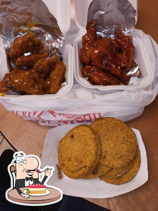 Menu at Valley Wings restaurant, Akron