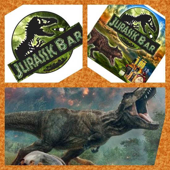 Menu at Jurassic Bar, Chaparral