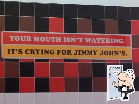 Menu at Jimmy John's fast food, Jackson