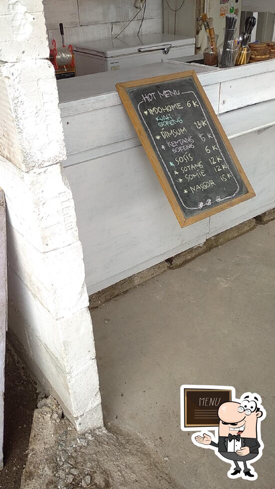 Menu at Baso Rajawali restaurant, Cimahi