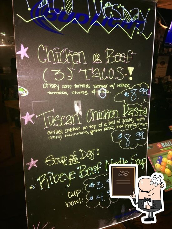 Menu at Indigo Bar & Grill, Alice