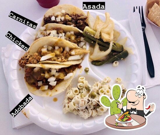 Menu at Yolanda's Tamales Factory restaurant, Sacramento