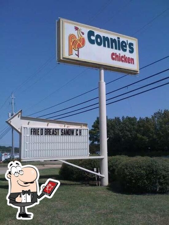 Menu at Connie’s Chicken restaurant, Tupelo