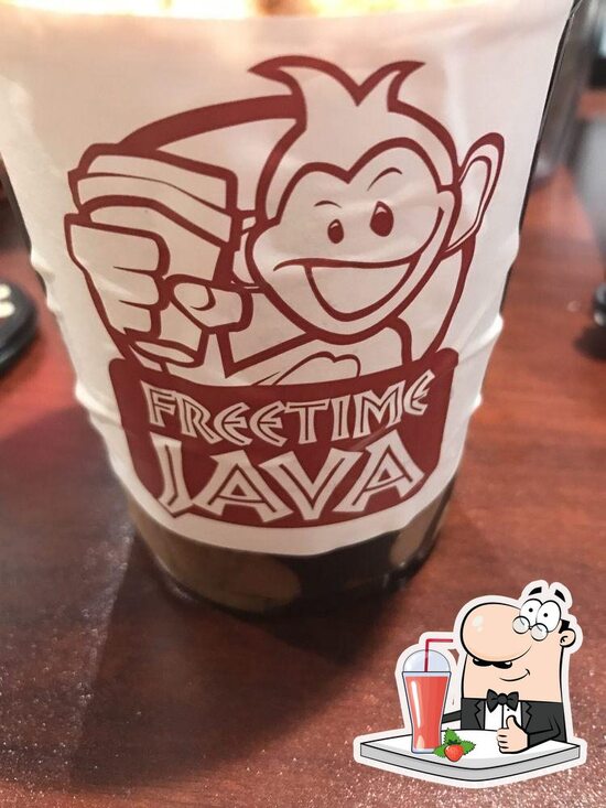 Menu at Freetime Java, Yuba City