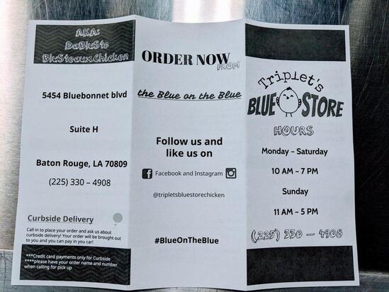 Triplet's Blue Store Chicken in Baton Rouge - Restaurant reviews