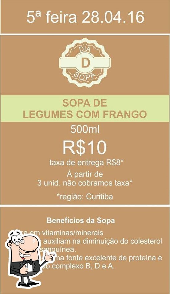 Menu em DIA D SOPA restaurante, Curitiba