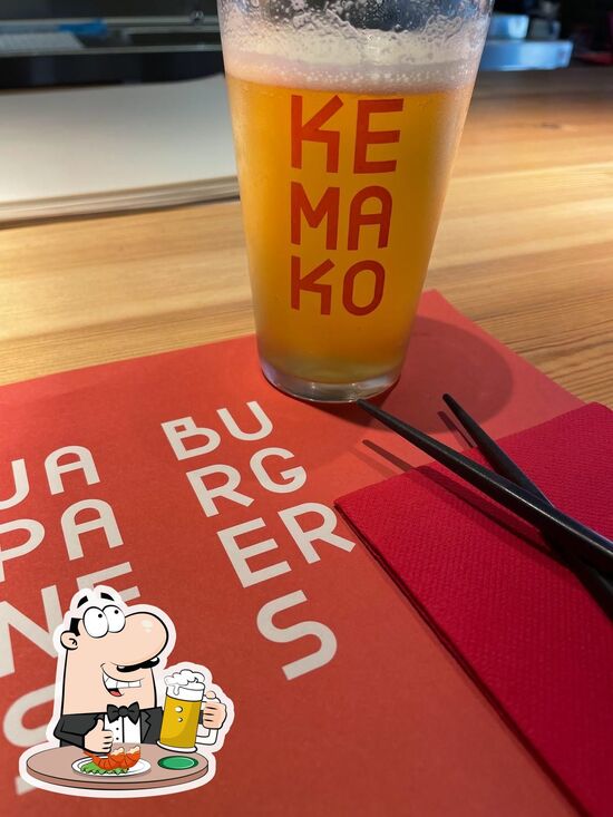 Menu at KEMAKO JAPANESE BURGERS restaurant, Barcelona