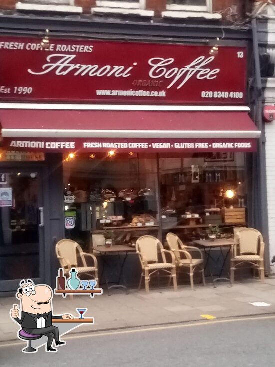 Menu at Armoni Coffee, Crouch End Blend Limited cafe, London, 13 ...