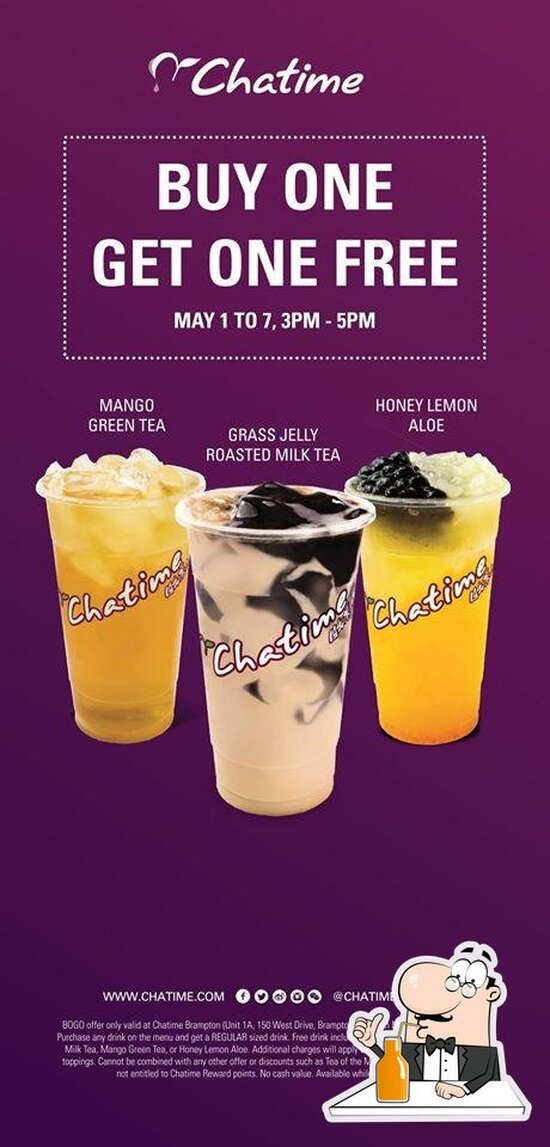 Chatime Bubble Tea, Brampton - Restaurant menu, prices and reviews
