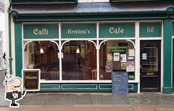Menu at Kristina's Cafe, Wrexham