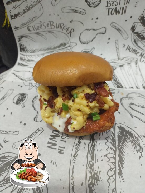 Menu at Burger House restaurant, Nuevo Laredo