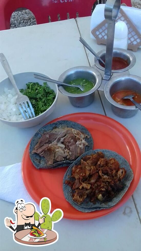 Menu at Tacos Manuelito restaurant, Cancún