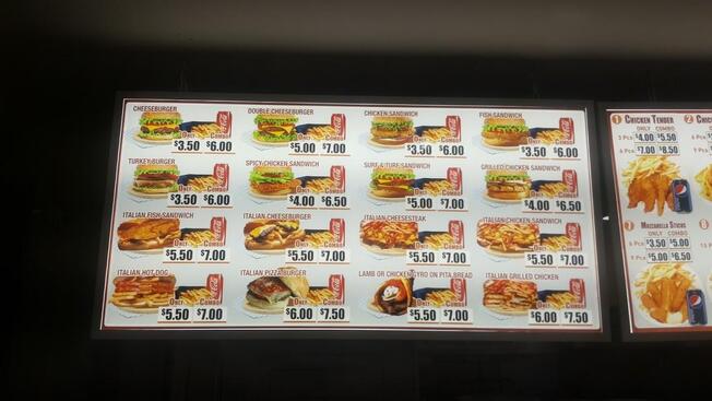 Menu at New York Fried Chicken, Pizza, and Platters restaurant, Plainfield