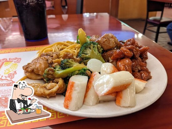 Menu at Asian King Buffet restaurant, Springfield