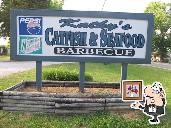 Menu at Kathy's Catfish & Bar-B-Q, USA