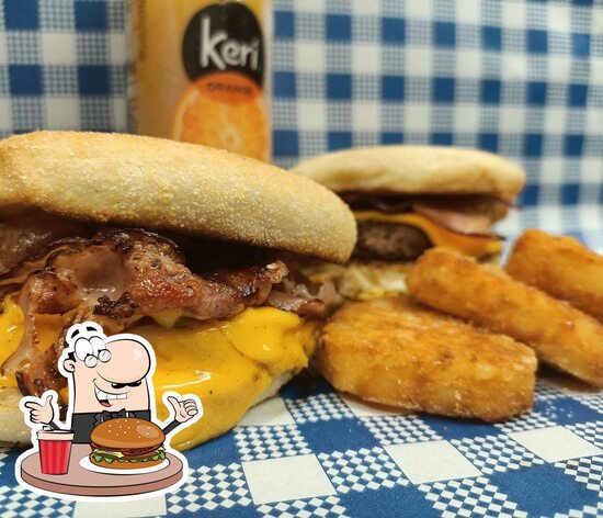 Menu at Burger Chef restaurant, Heddon Greta