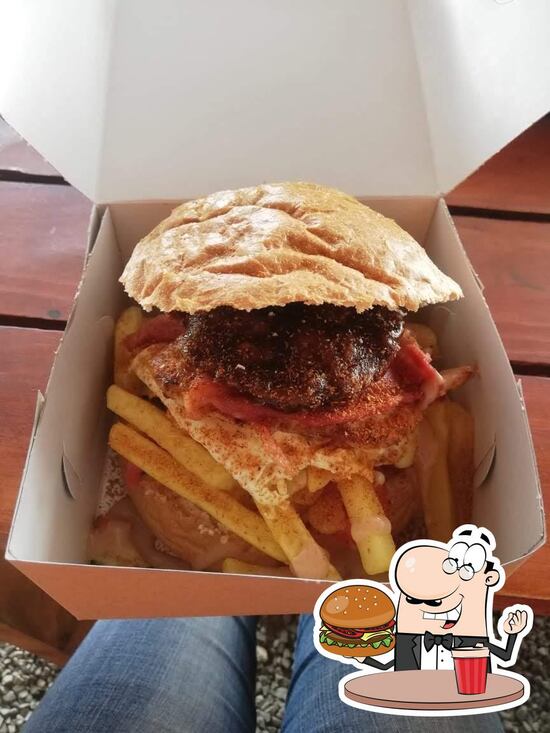 Menu at Brown Box restaurant, Soweto