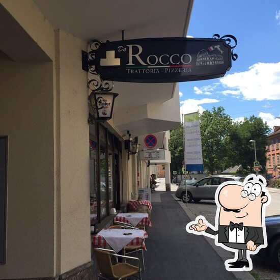 Menu at Da Rocco pizzeria, Innsbruck