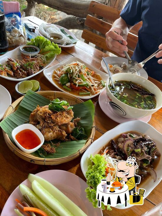 Menu at ตำนานตำ restaurant, Ban Rai